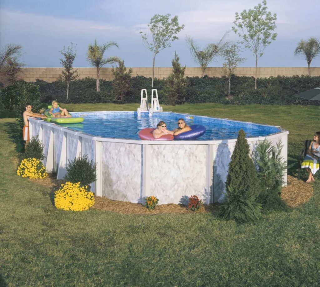 Premier 24ft x 12ft Oval Pool Package - Above Ground Pools from AG Budget